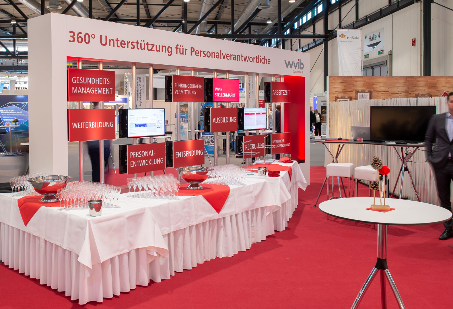wvib Schwarzwald AG, media wall for ie Freiburg