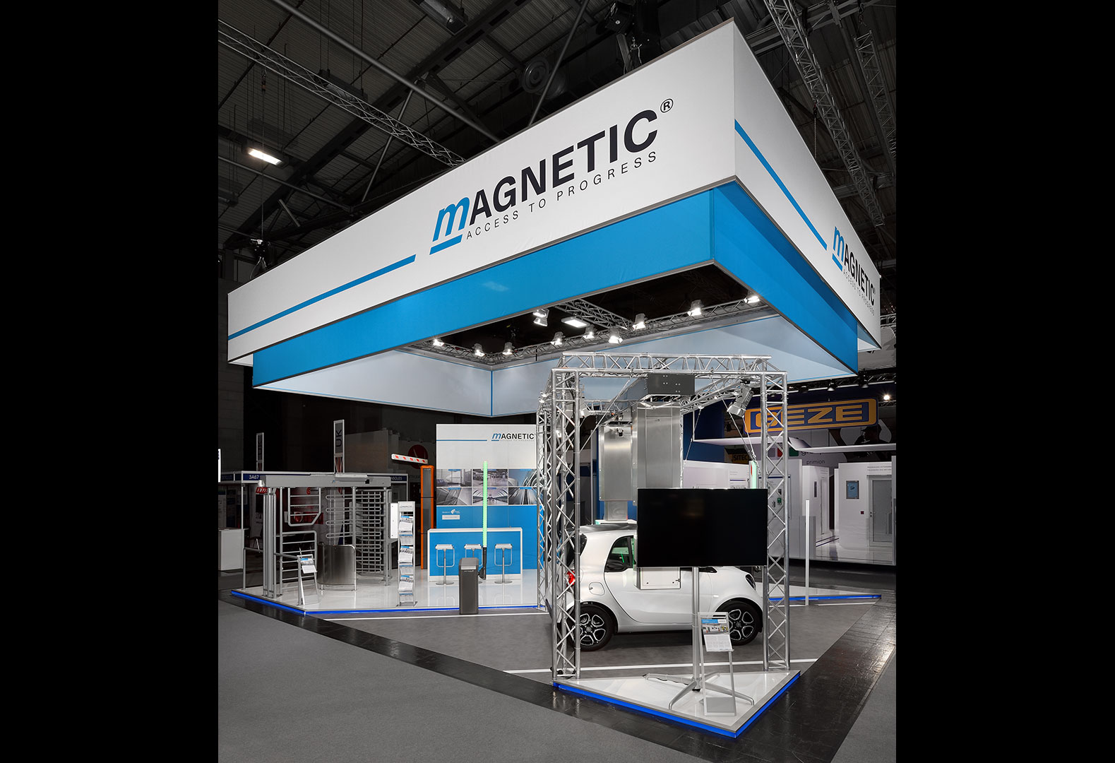 Magnetic Autocontrol, Security Essen, 70 qm